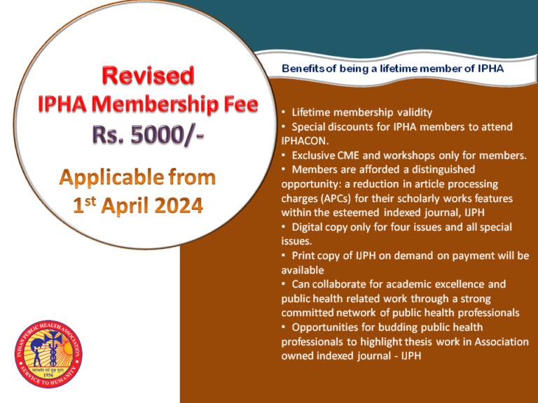 IPHA – Indian Public Health Association